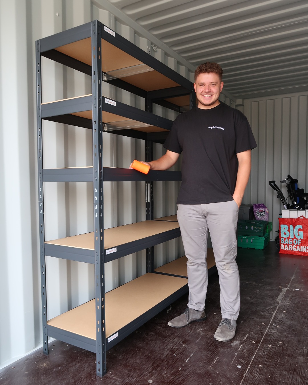 New racking supports charity playgroup - Rapid Racking