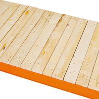 Closed timber decks for pallet racking - rapid racking
