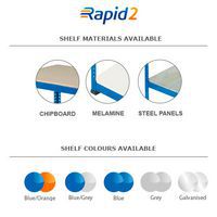 Rapid 2 Blue & Grey 3 Bay Offer - Rapid Racking
