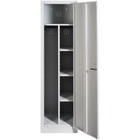 Uniform locker with shelves - 1800x450x450mm. free next day delivery ...