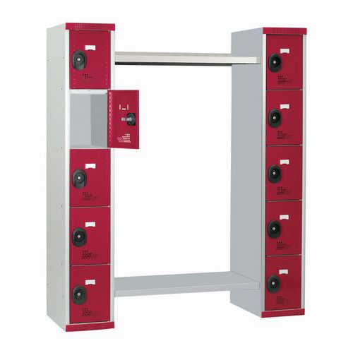 10-Compartment Locker & Wardrobe - Rapid Racking