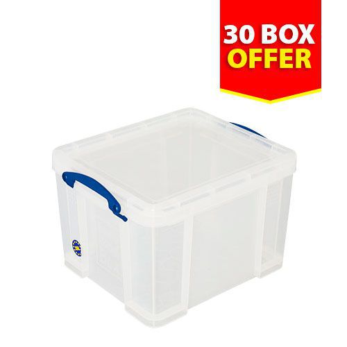 Pack of 30 x 35 Litre Really Useful Boxes - Rapid Racking