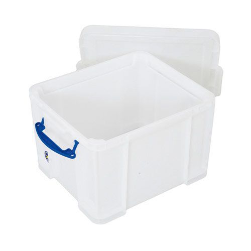 Plastic Boxes | Extra Strong 35 Litre Storage Boxes -Rapid Racking