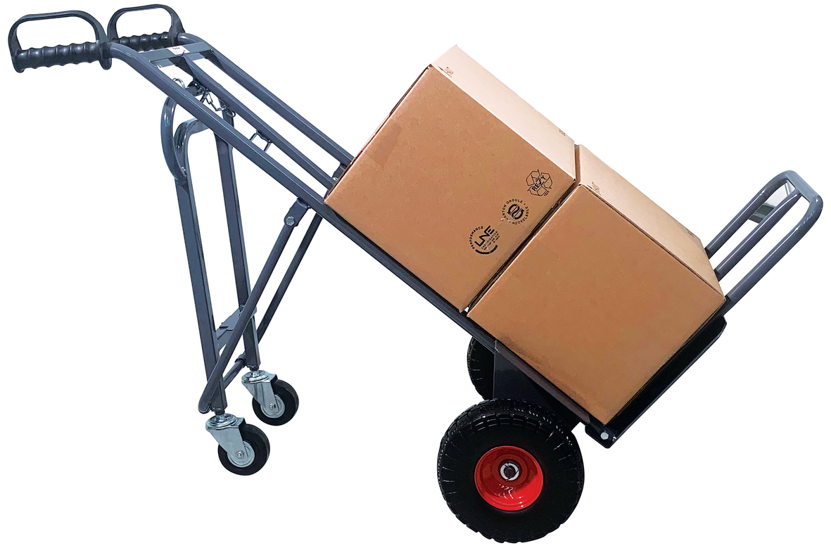 Combination Sack Truck/Trolley - 3 Loading Modes - Pneumatic Wheels ...