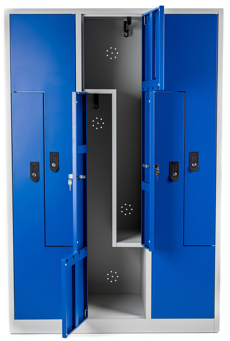 Metal locker with L-shaped door - Rapid Racking