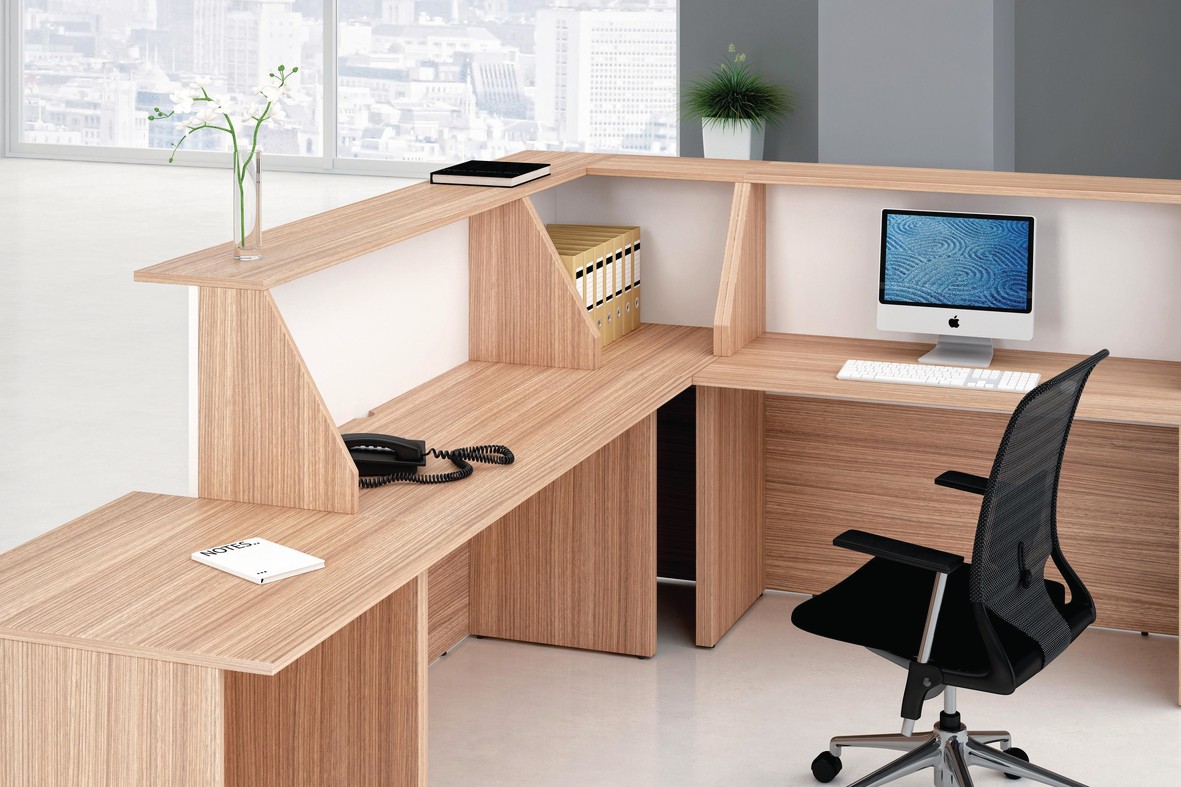 Musa reception desk - Rapid Racking