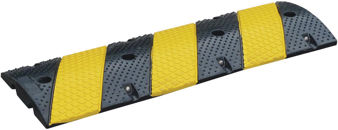 Black & Yellow Speed Bump - 4mph - Rapid Racking