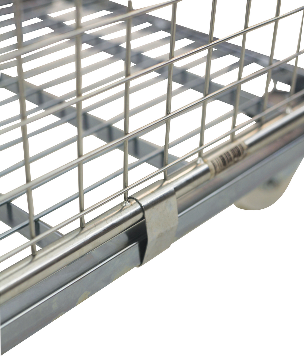 Steel Galvanised Mesh Cage - 400kg UDL - Rapid Racking