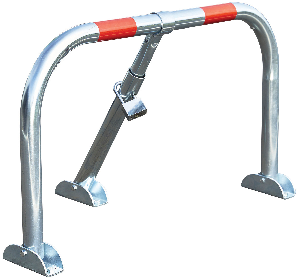 Car Park/Driveway Barrier With Padlock - Rapid Racking