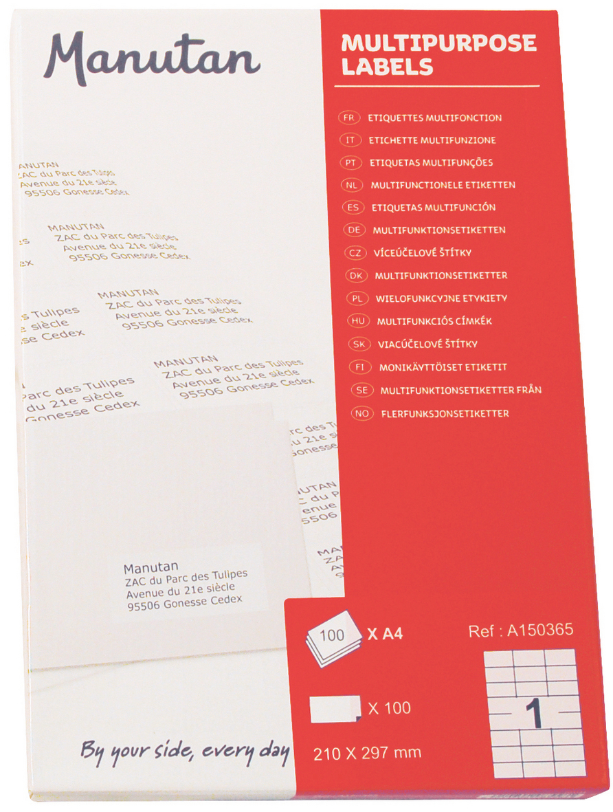 White Label Printer Stickers - A4/A5 - Rapid Racking