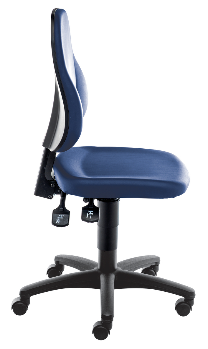 Vinyl Ergonomic Workshop Chair - Rapid Racking