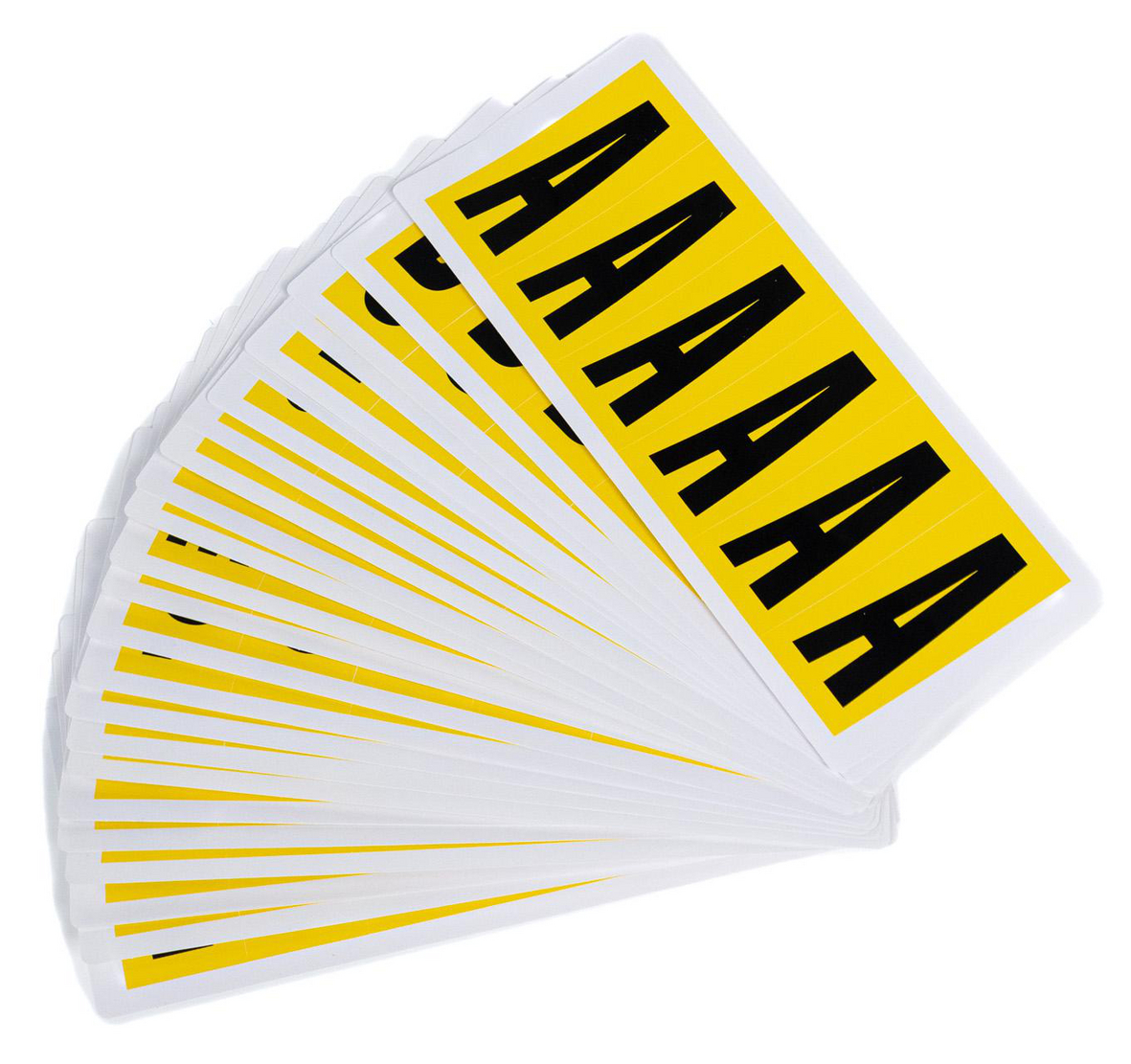 Self-Adhesive Letter Labels - A To Z - Rapid Racking