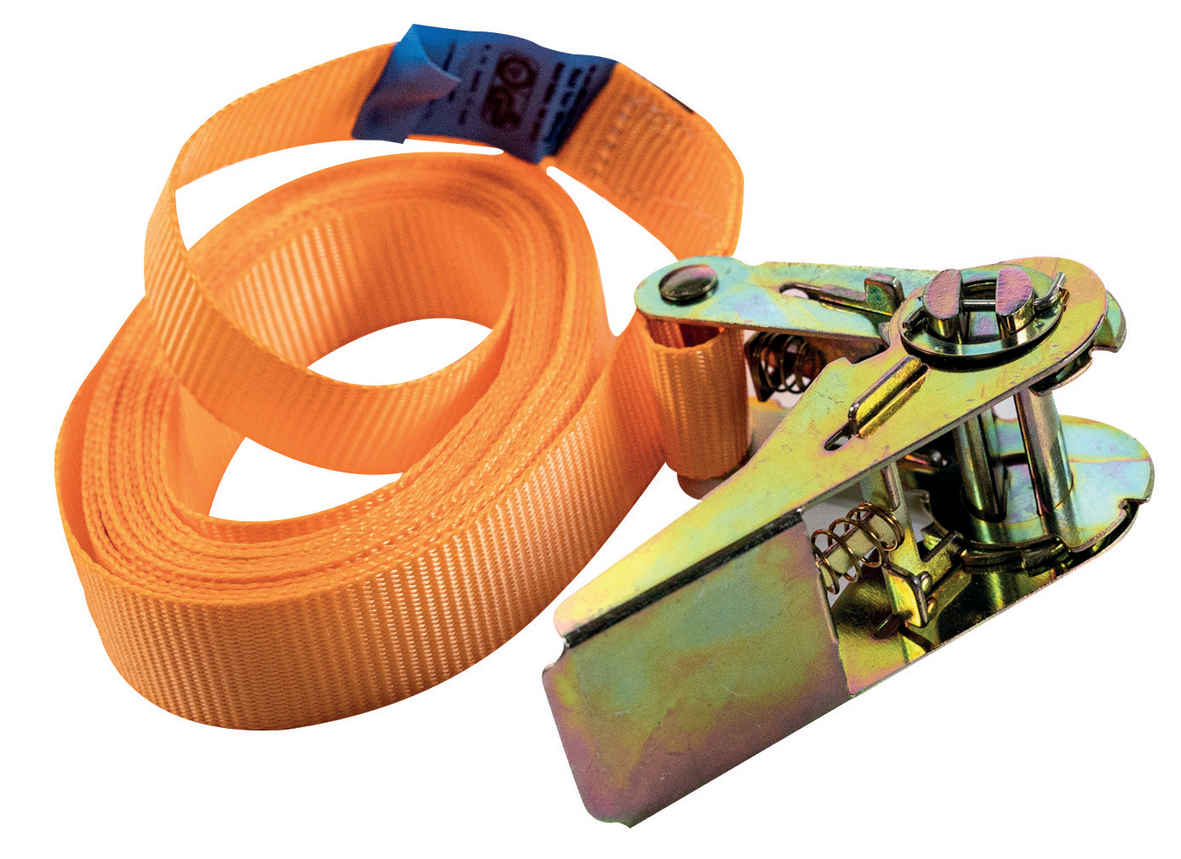 3-5m Tie Down Ratchet Straps - 250kg - Rapid Racking