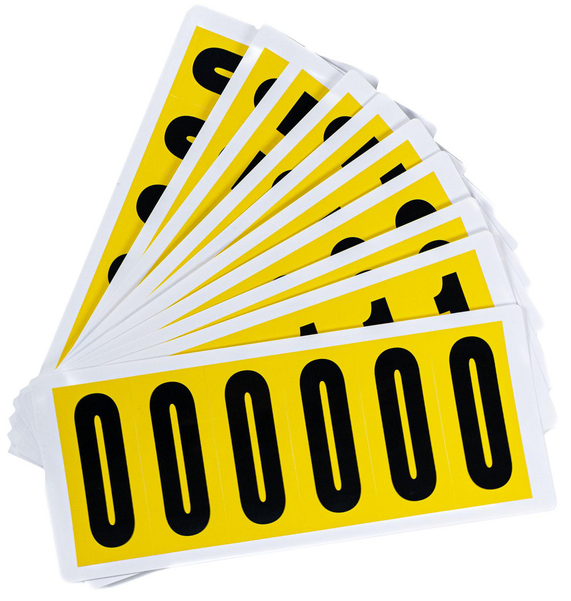 Self-Adhesive Number Labels - A To Z - Location Marker Signs