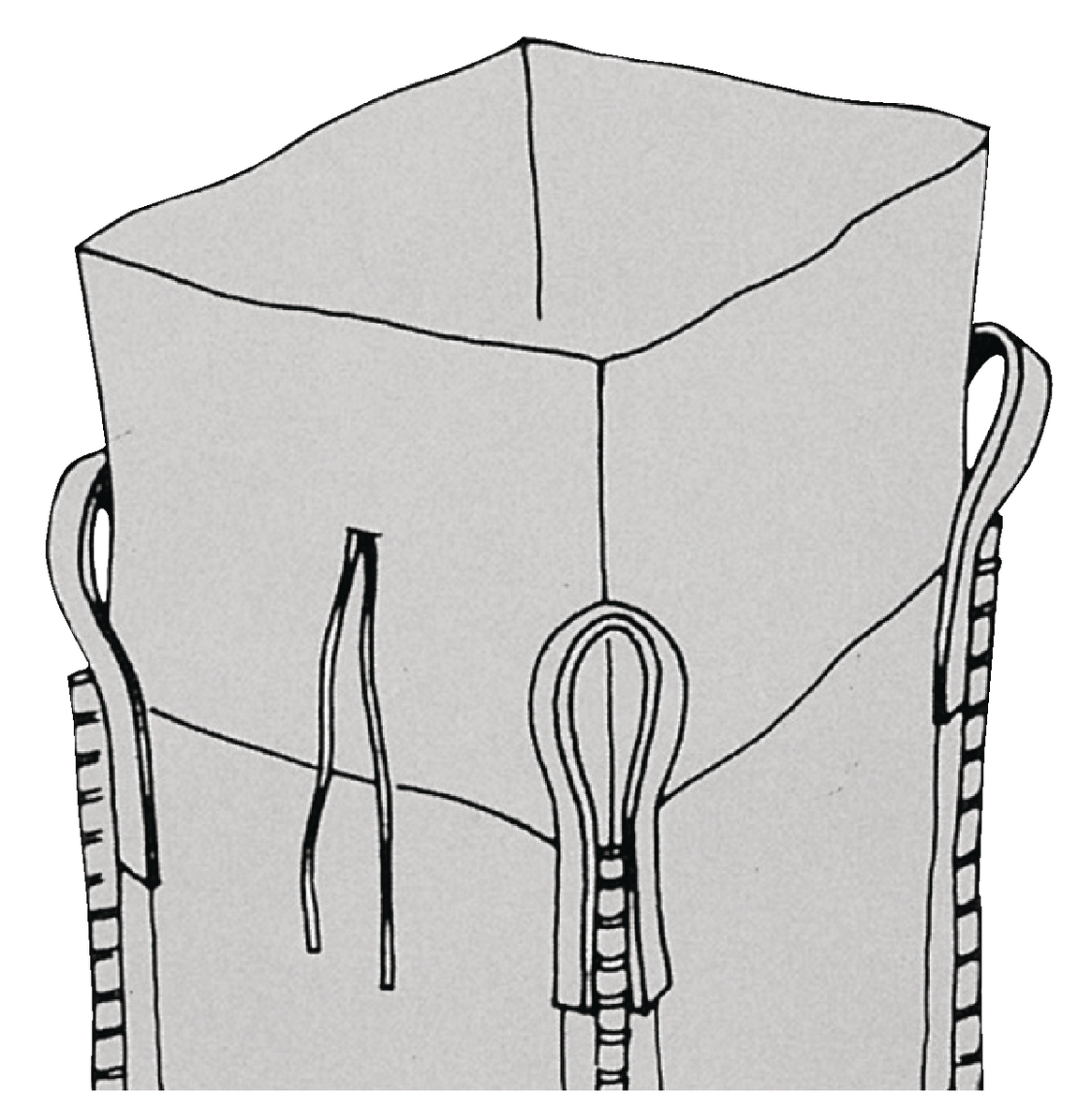 Large Rubble Bag With Filling Hopper - Heavy Duty 1500kg - Manutan ...