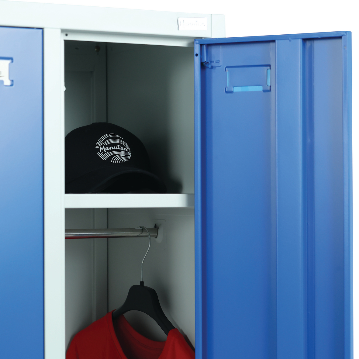 Clean industry locker with 4 columns - Rapid Racking