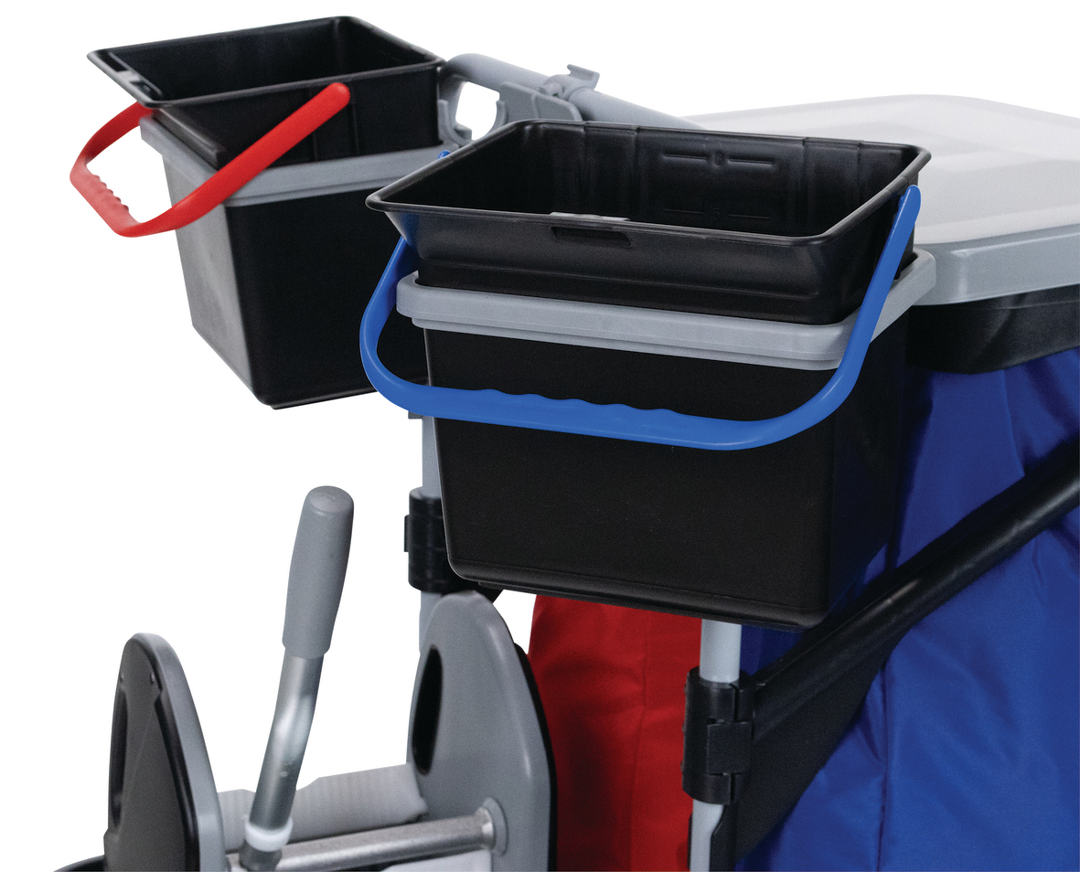 Janitor Cart/Cleaning Trolley with 120L Bin - Rapid Racking