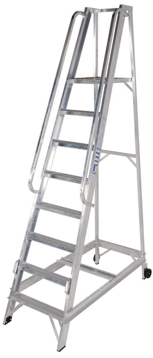 Platform Warehouse Aluminium Step Ladders - Rapid Racking