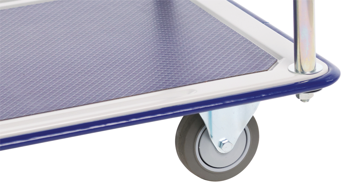 Manutan Steel Trolley - Anti Slip Shelves - Rapid Racking