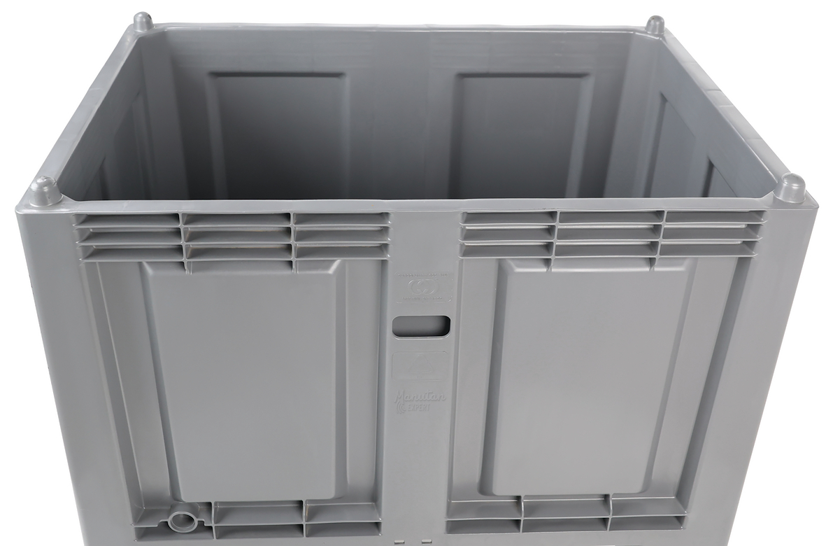 Stackable Euro Pallet Box - Recycled Plastic - Manutan Expert ...