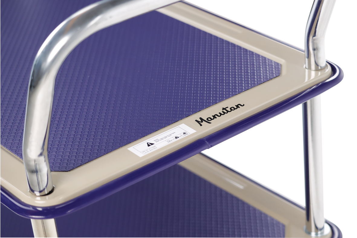 Manutan Steel Tray Trolley - 120kg - Rapid Racking