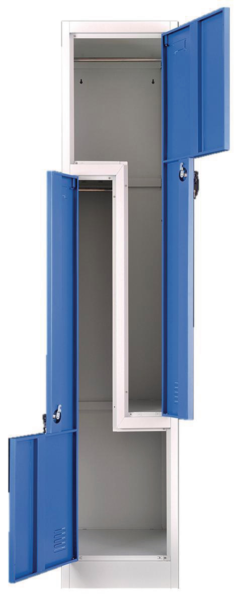Metal Storage Locker with L-shaped Doors - Rapid Racking
