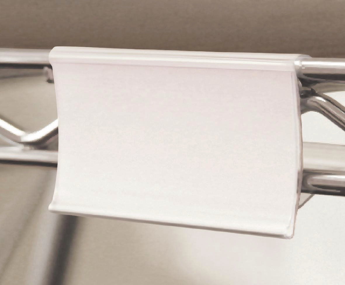Clip on Display Labels - Rapid Racking
