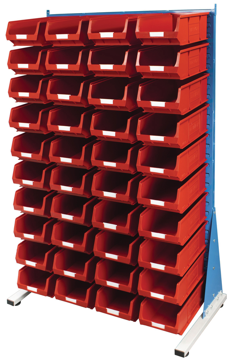 Single Sided Louvre Storage Panel With Picking Bins - Barton ...