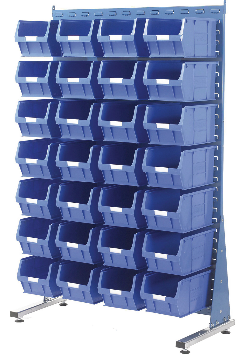 Single Sided Louvre Storage Panel With Picking Bins - Barton ...