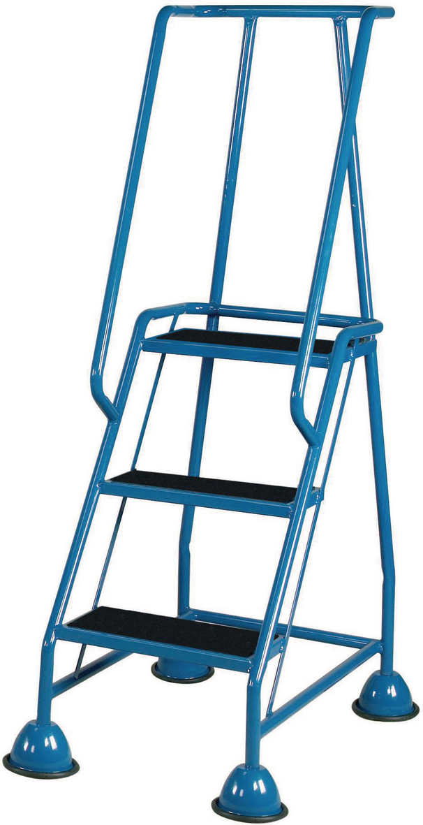 Mobile Anti-Slip Step Ladders & Domed Feet - Rapid Racking
