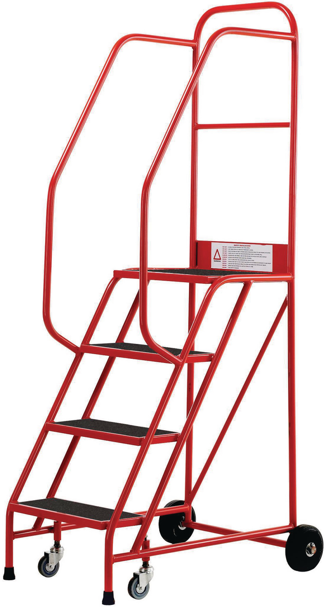 Step Ladders with Anti-Slip Steel Steps - Rapid Racking
