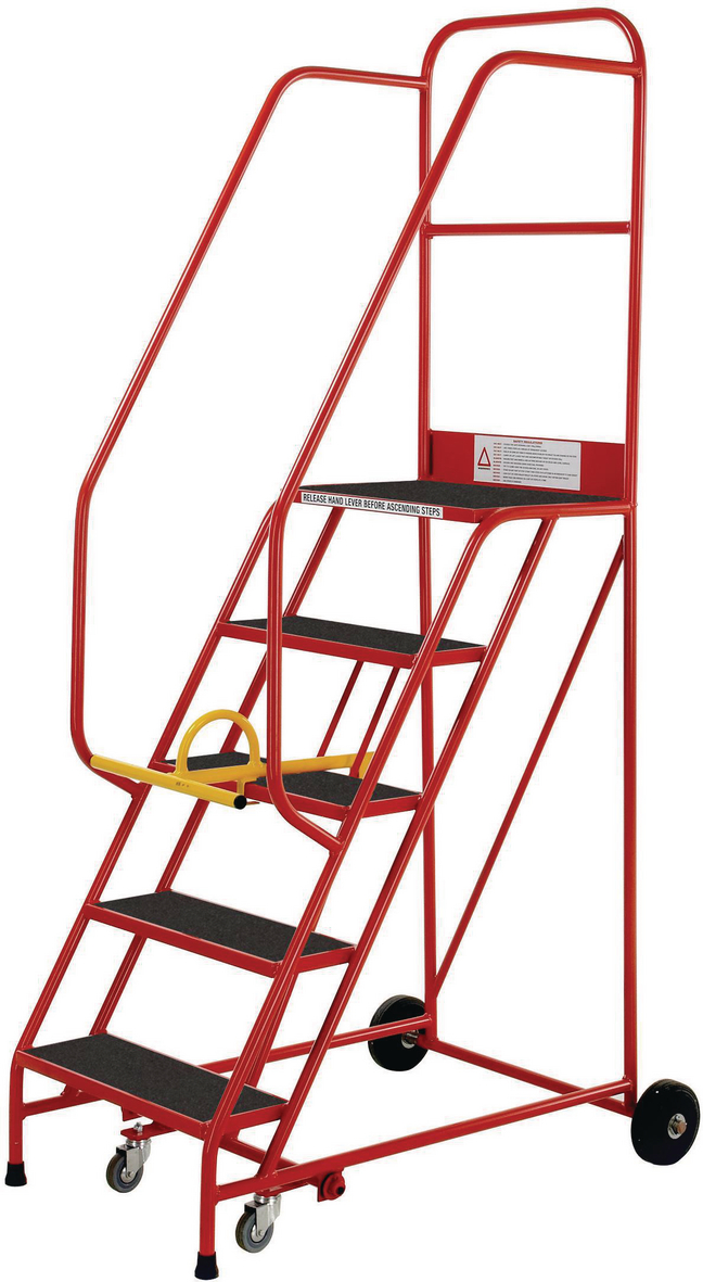 Step Ladders with Anti-Slip Steel Steps - Rapid Racking