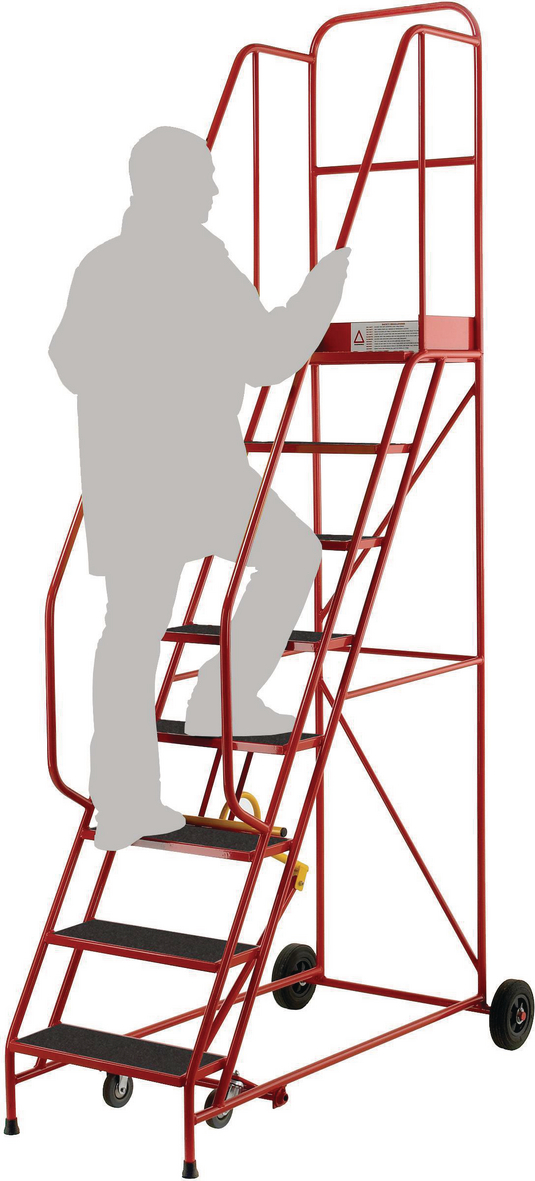 Step Ladders with Anti-Slip Steel Steps - Rapid Racking