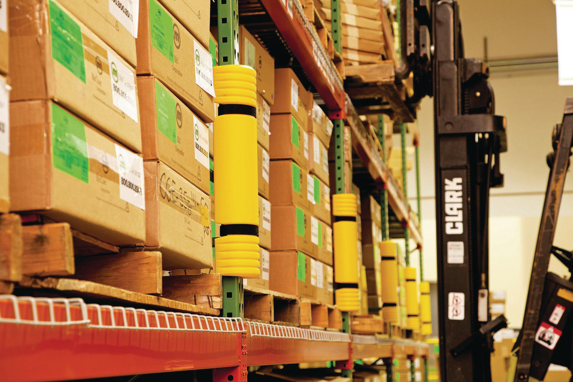 Rack Mounted Guard Polyethylene - Rapid Racking