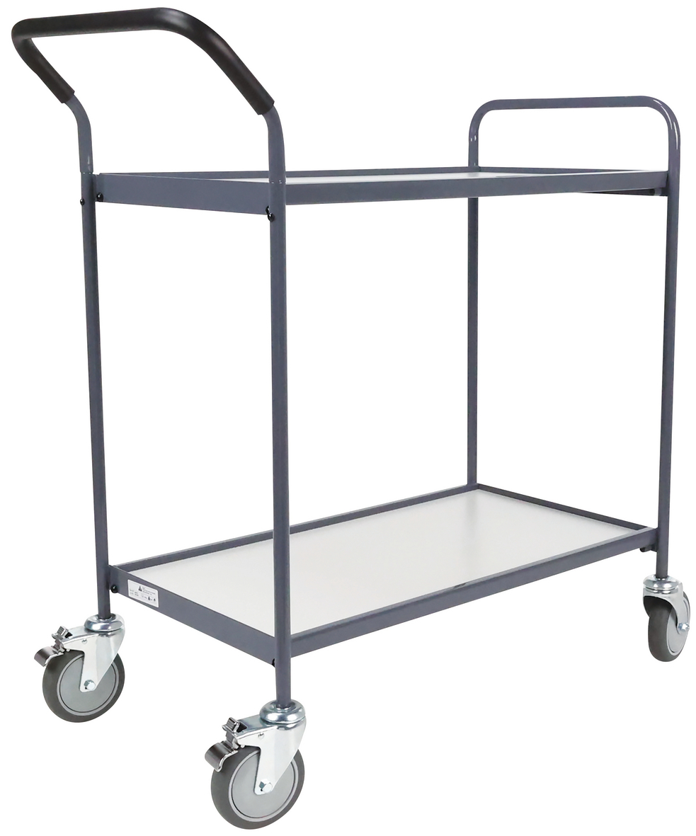 Trolley with wooden shelves - Capacity 200 kg - Manutan Expert ...