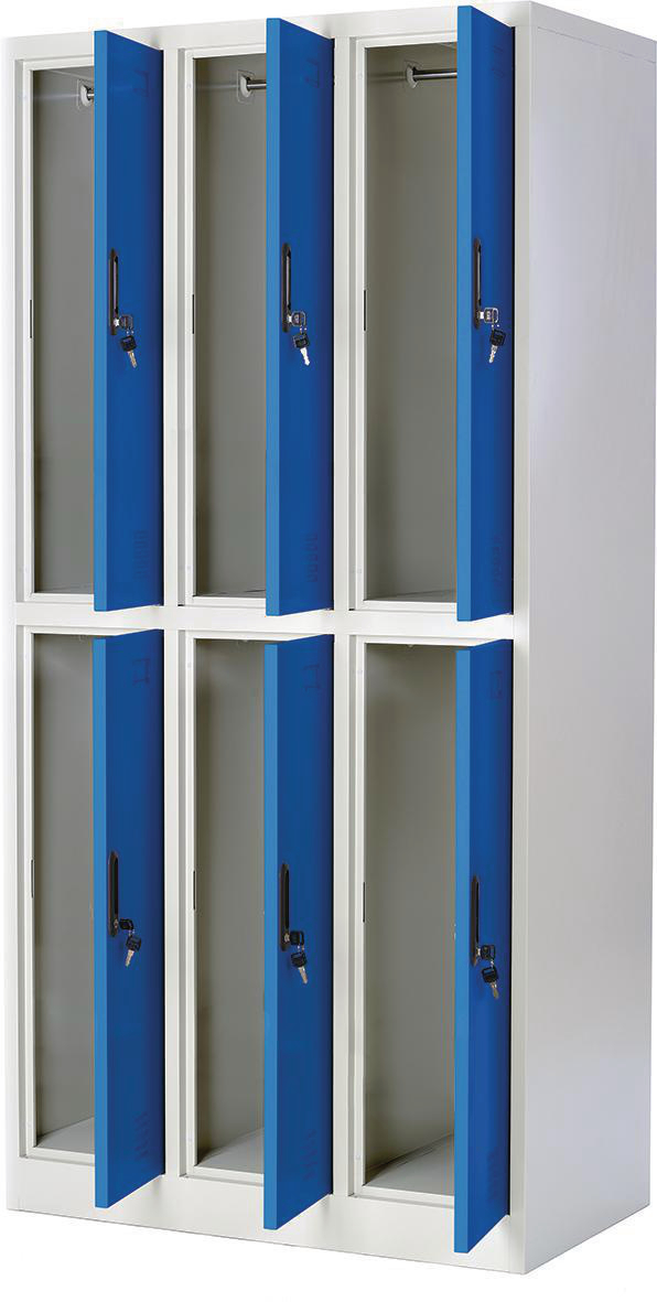 Multi-compartment locker - 3 columns - Rapid Racking