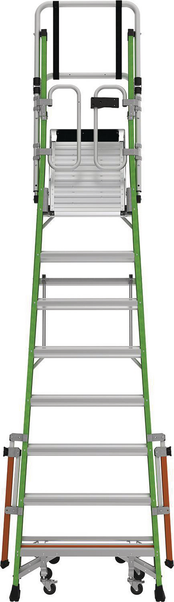 Fibreglass Step Ladder - 2 To 10 Rungs - Rapid Racking