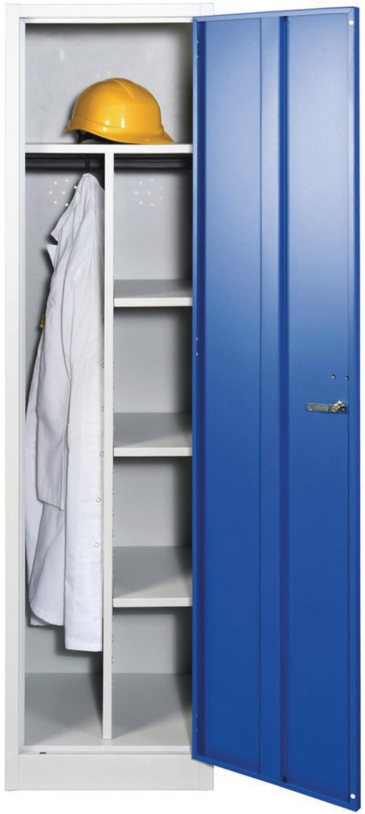 Uniform locker with shelves - 1800x450mm - Rapid Racking