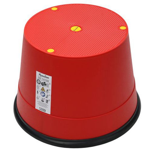 Mobile Kick Step - Plastic Step Stools - 150kg Max Load - Manutan ...