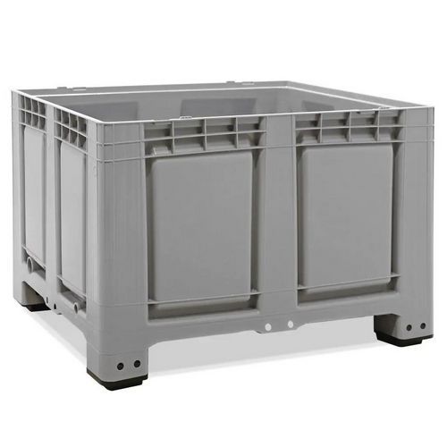 Big-Box Pallet Boxes with Solid Walls - 4 Feet - Rapidracking.com