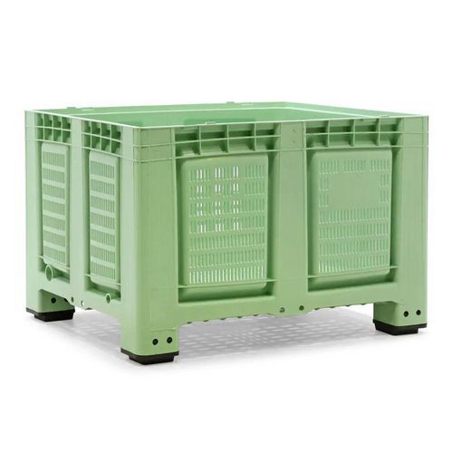 Big-Box Pallet Boxes with Perforated Walls - 4 Feet - Rapidracking.com