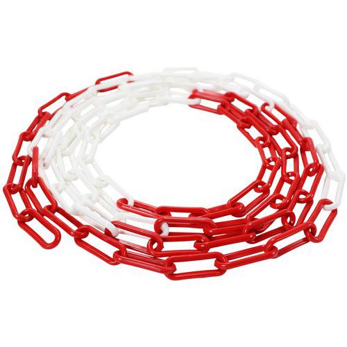 Red & White Plastic Chain - High Density - Rapid Racking