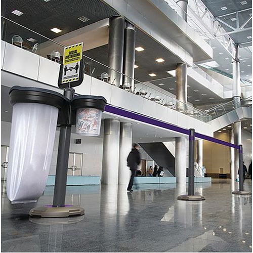 Indoor/Outdoor Posts - Retractable Barriers - Rapid Racking