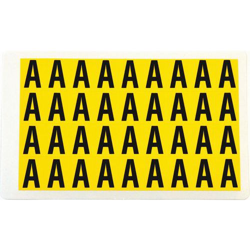 Self-Adhesive Vinyl Stickers - 19x14mm - Numbers & Letter Labels ...