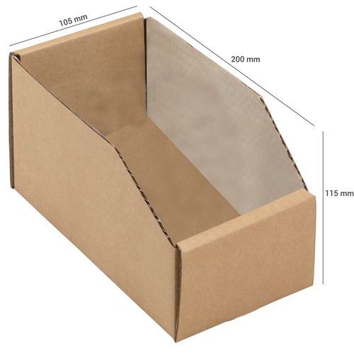 Economy Cardboard Stock Boxes - 2.4L - Rapid Racking
