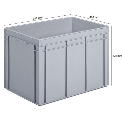 Grey Stacking Containers 53L to 84L - Rapid Racking