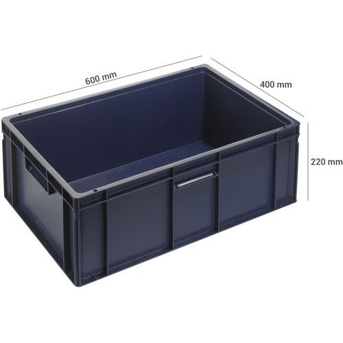 European-standard food container - Solid sides and solid base