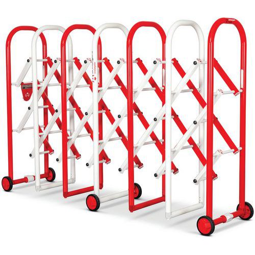Metal Crowd Control Barrier - Mobile & Retracting