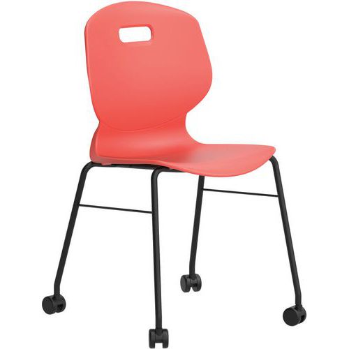 Mobile School Chair - Antimicrobial - Rapid Racking