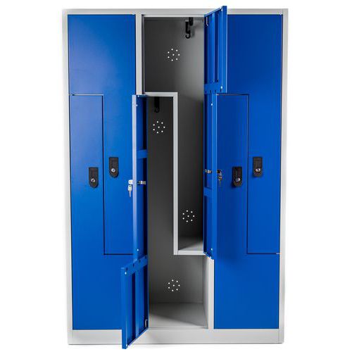Metal locker with L-shaped door - Rapid Racking